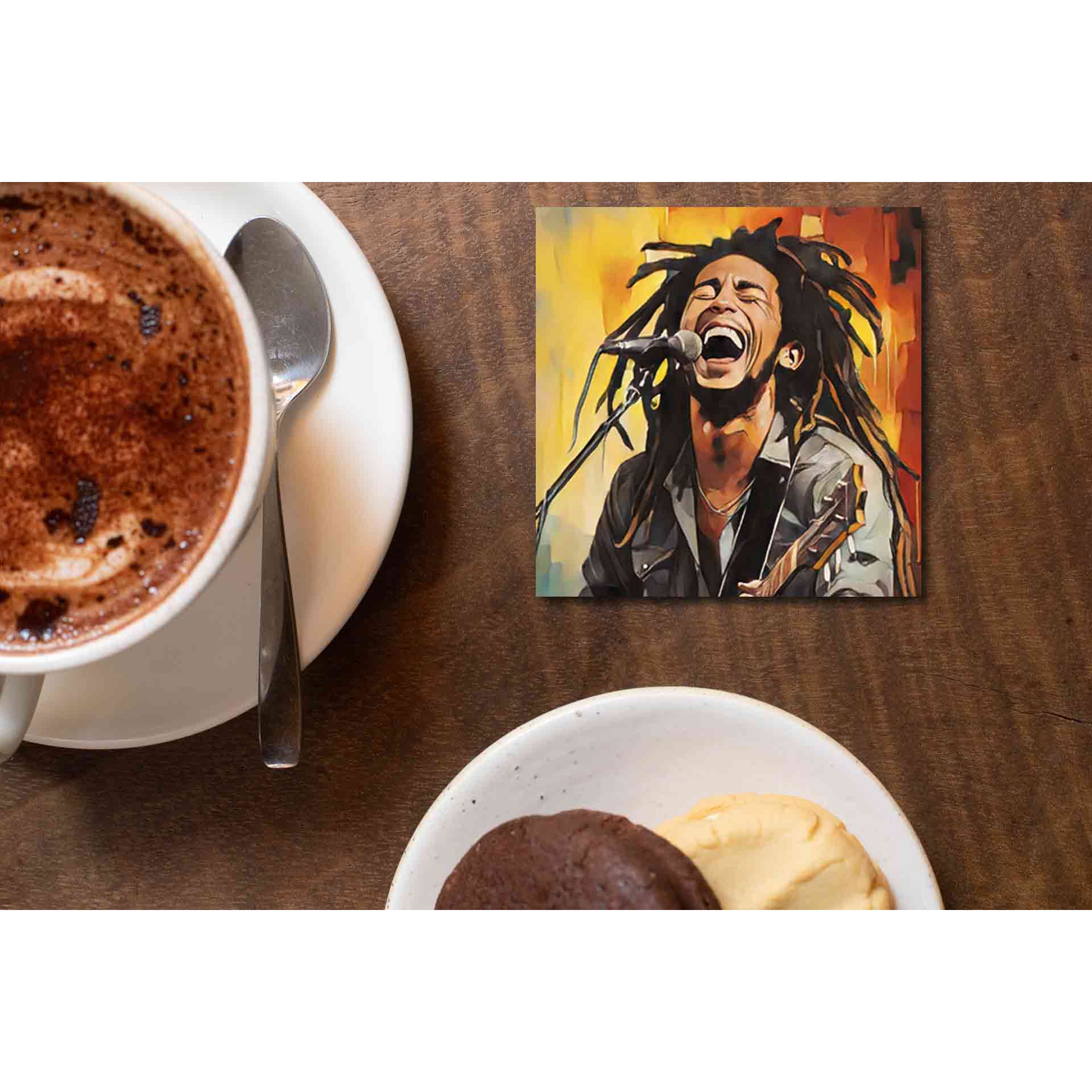 Buy Bob Marley Coasters - Fan Art at Rs. 50 OFF 🤑 – The Banyan Tee