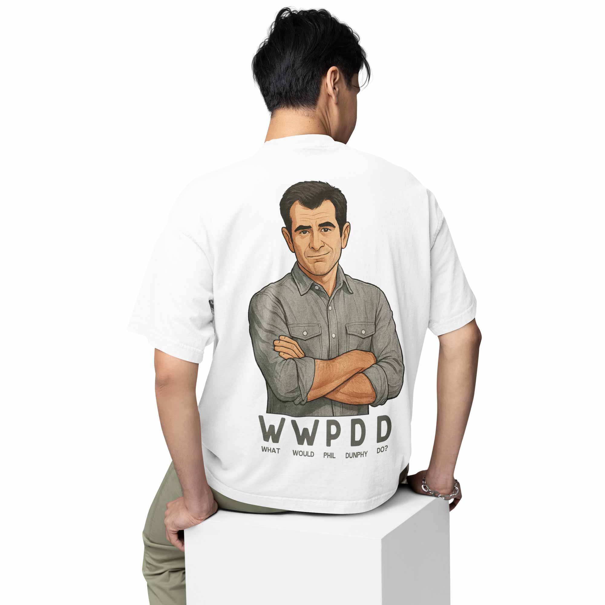 Buy Modern Family Oversized T shirt - What Would Phil Do – The Banyan Tee