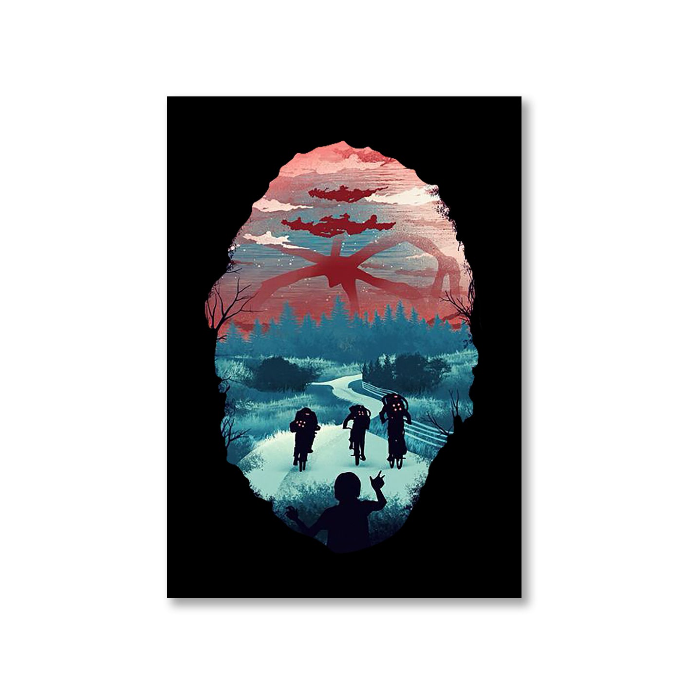 Shadow Monster Stranger Things Stranger Things Poster: Demogorgon