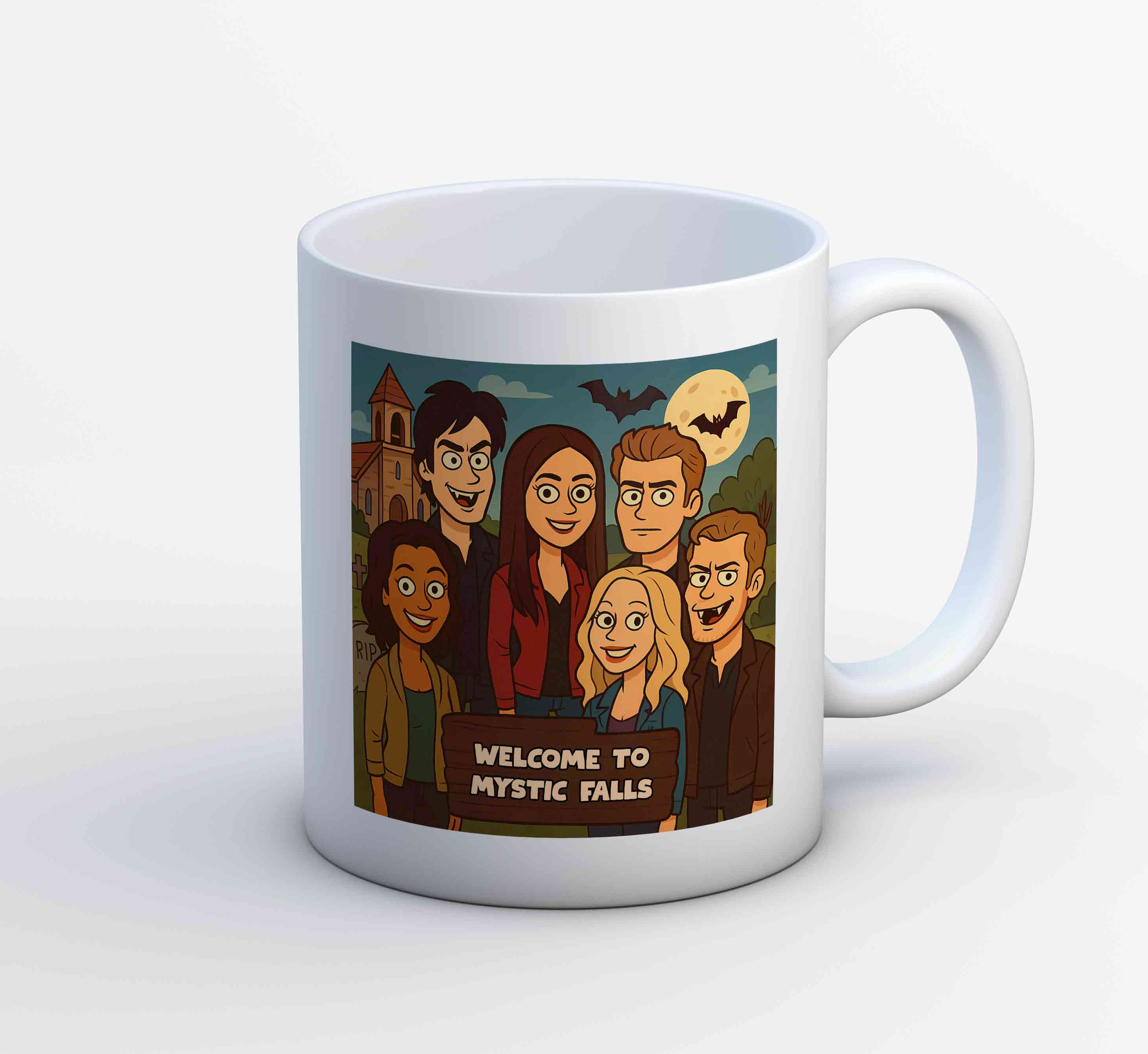 The Vampire Diaries Coffee Mugs by The Banyan Tee
