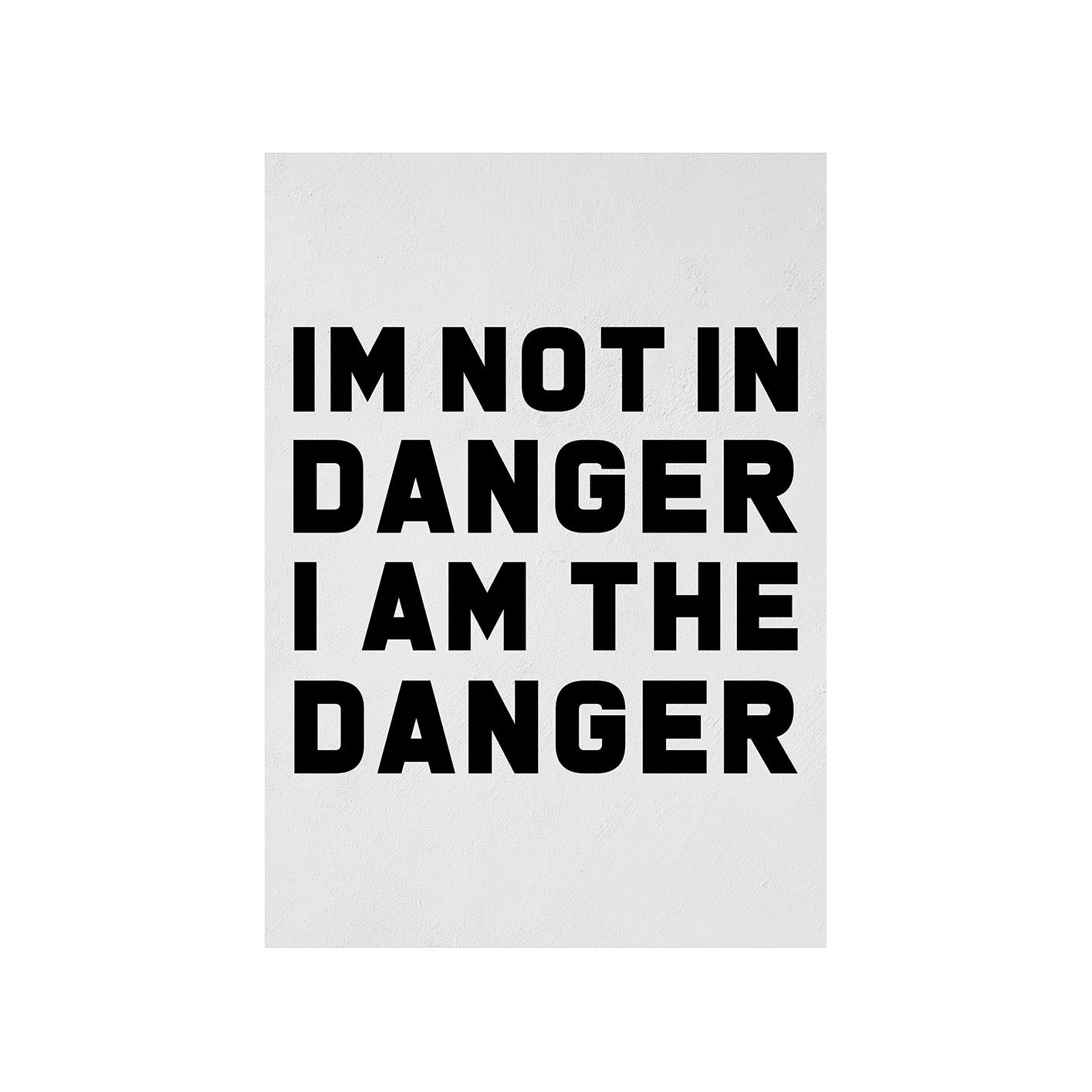 Buy Poster - Danger at Rs. 50 OFF 🤑 – The Banyan Tee