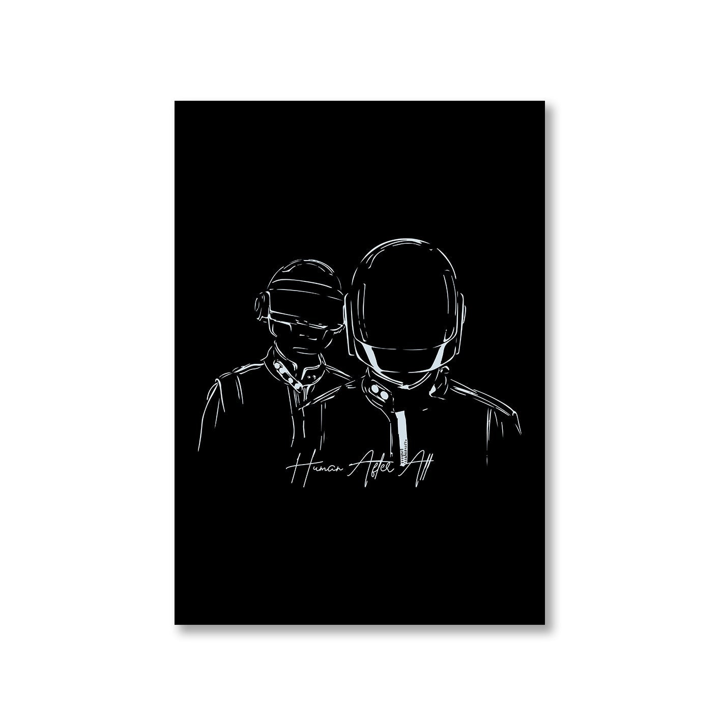 Buy Daft Punk Poster - Human After All at Rs. 50 OFF 🤑 – The Banyan Tee