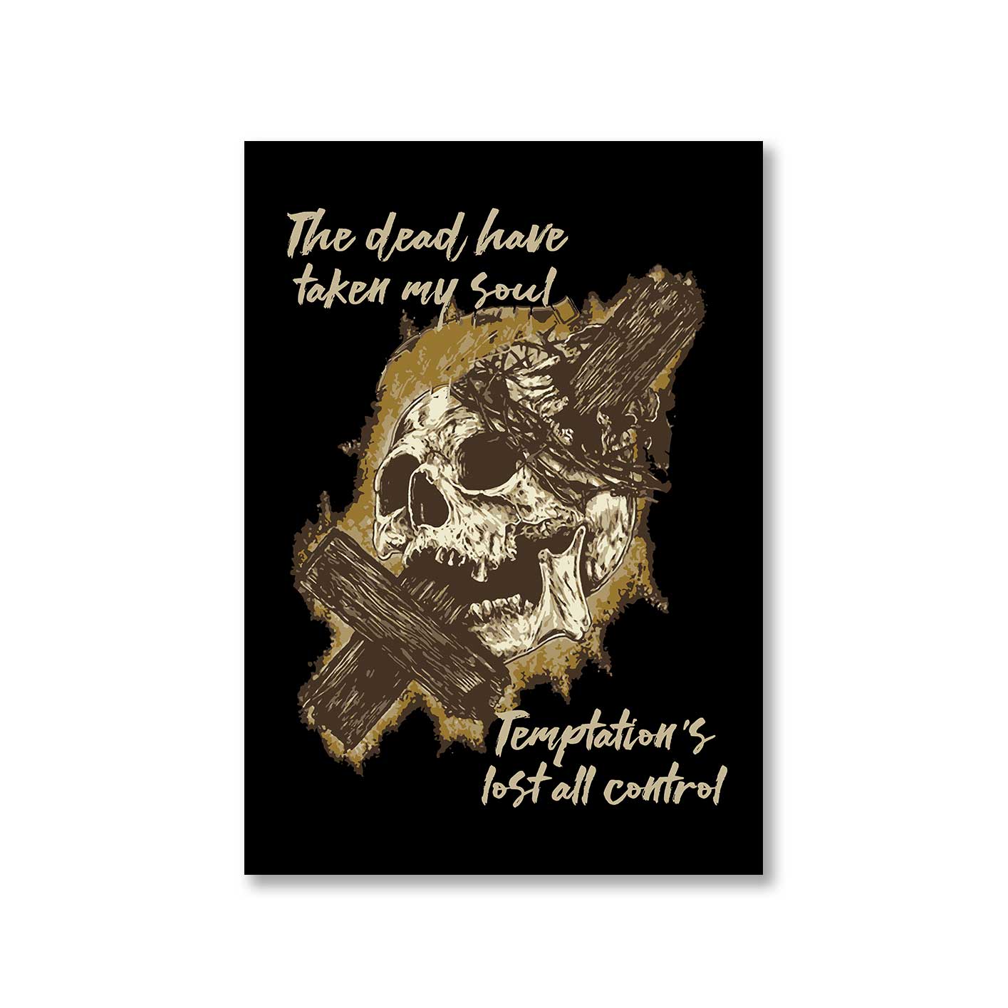 Buy Slayer Poster - Dead Skin Mask at Rs. 50 OFF 🤑 – The Banyan Tee