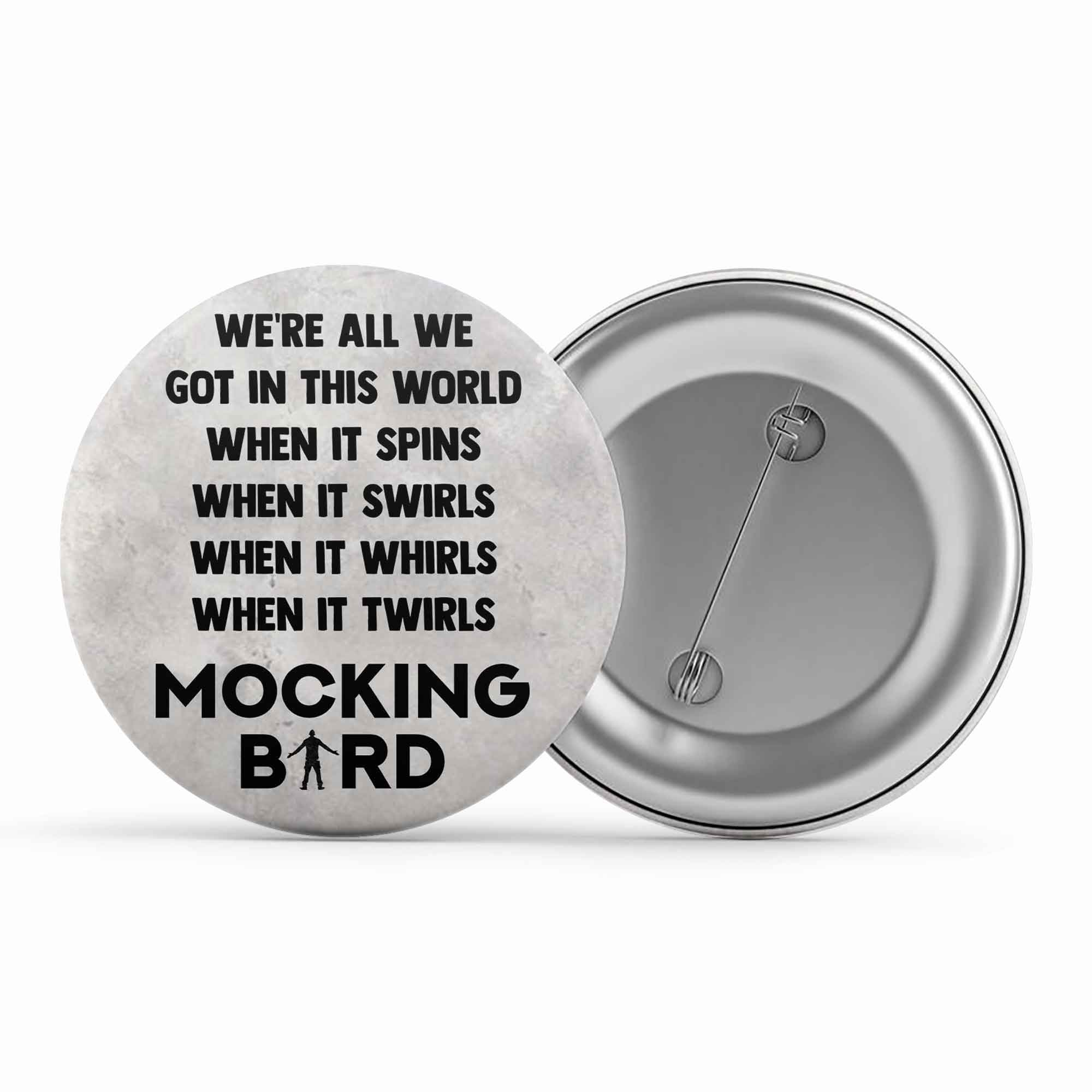 Buy Eminem Badge - Mocking Bird at Rs. 50 OFF 🤑 – The Banyan Tee