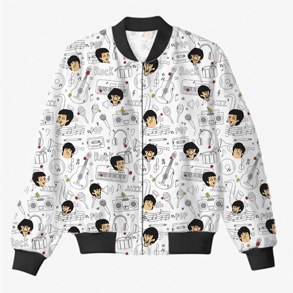 Music AOP Bomber Jackets – The Banyan Tee