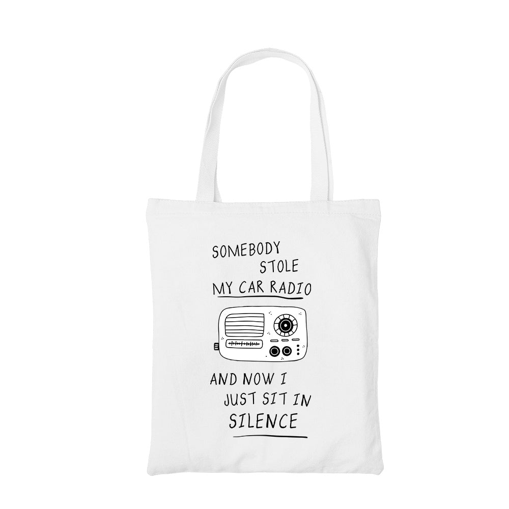 Buy Twenty One Pilots Tote Bag - Car Radio at Rs. 50 OFF 🤑 – The Banyan Tee