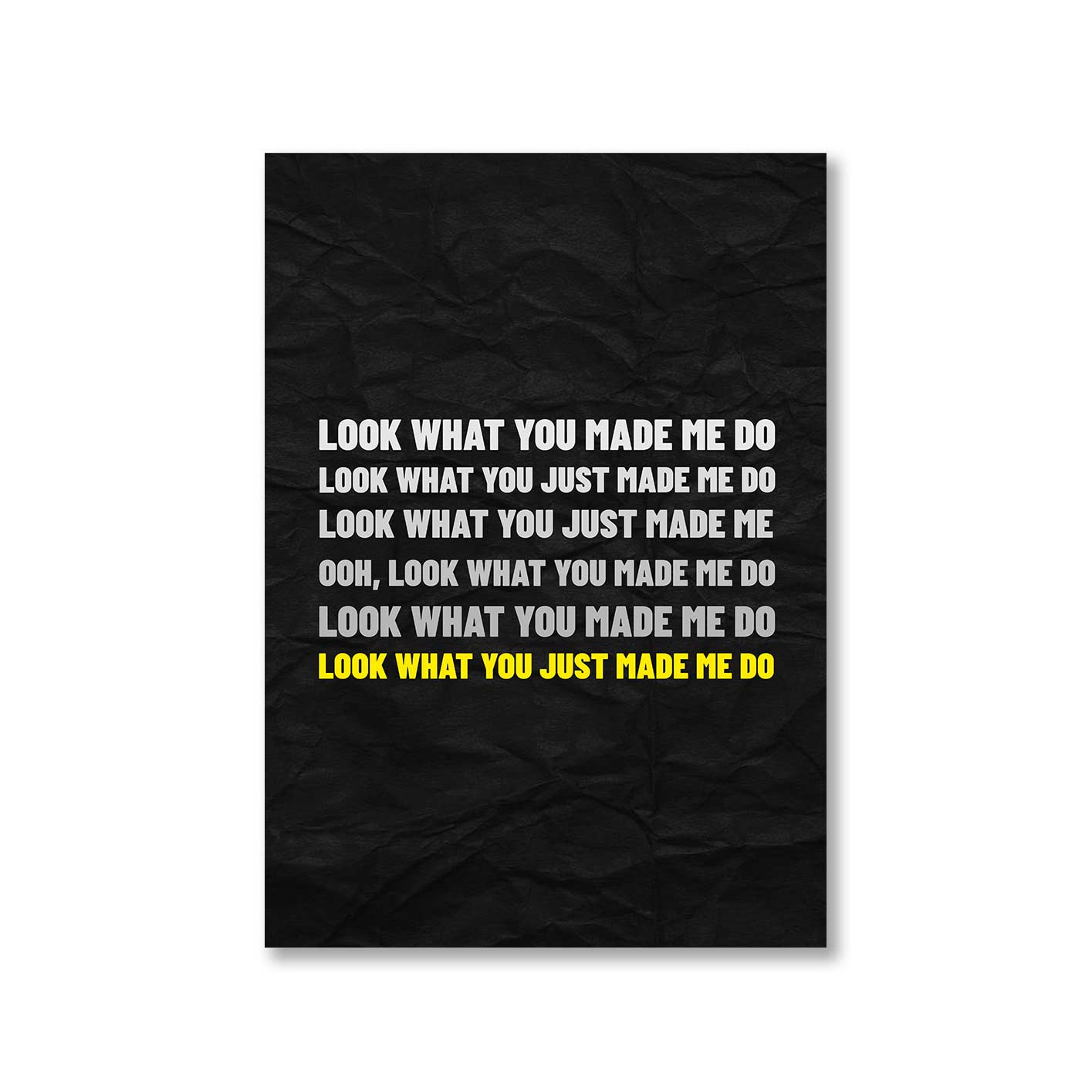 Buy Taylor Swift Poster - Look What You Made Me Do – The Banyan Tee